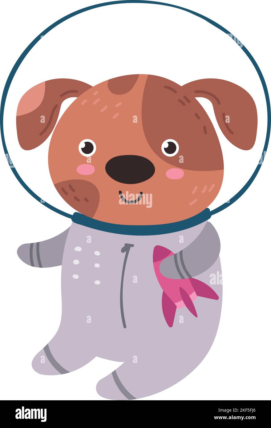 Space travel dog Stock Vector Images - Alamy