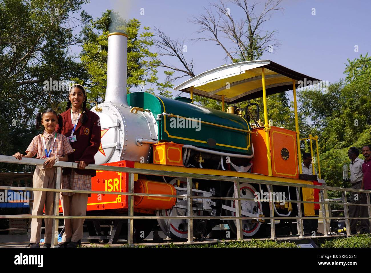 Indian Railway Oldest Steam engine display during the exhibition In ...