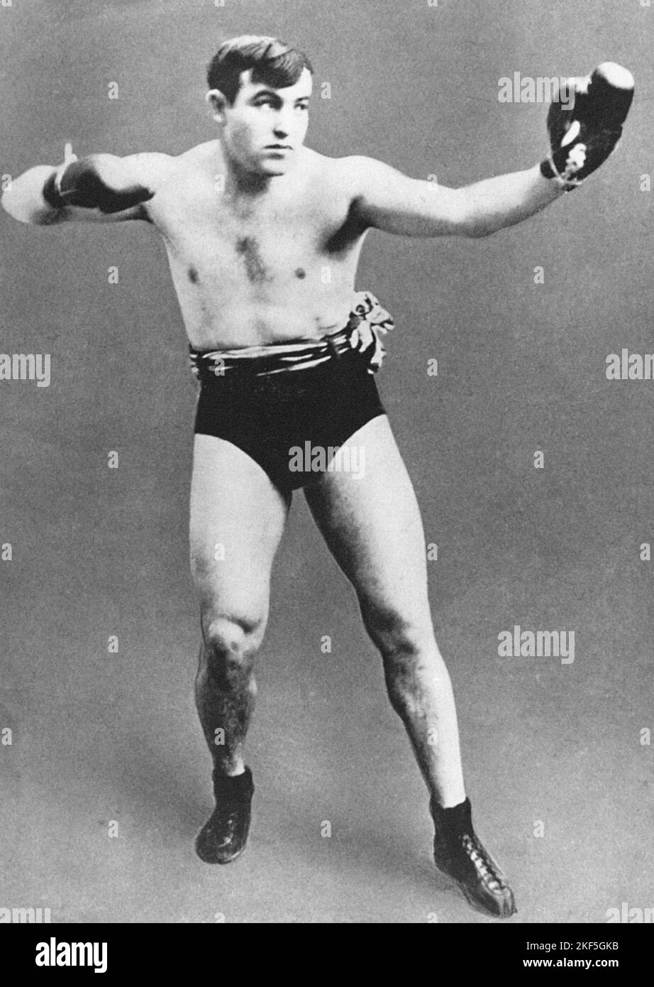 Canadian heavyweight boxer Tommy Burns Stock Photo - Alamy