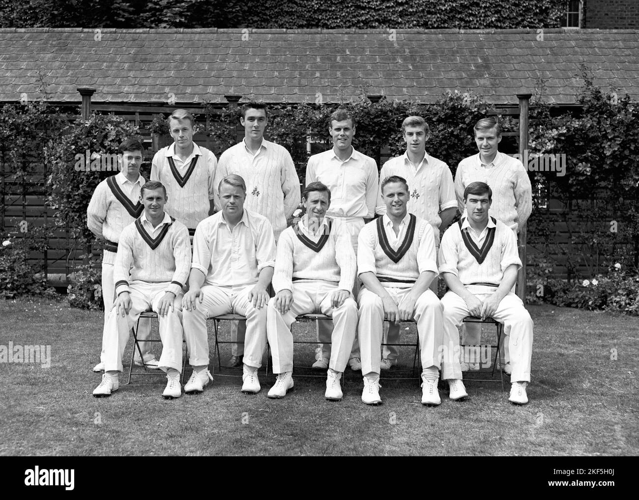 The Lancashire Team Group: (from top left back row) Harry Pilling ...