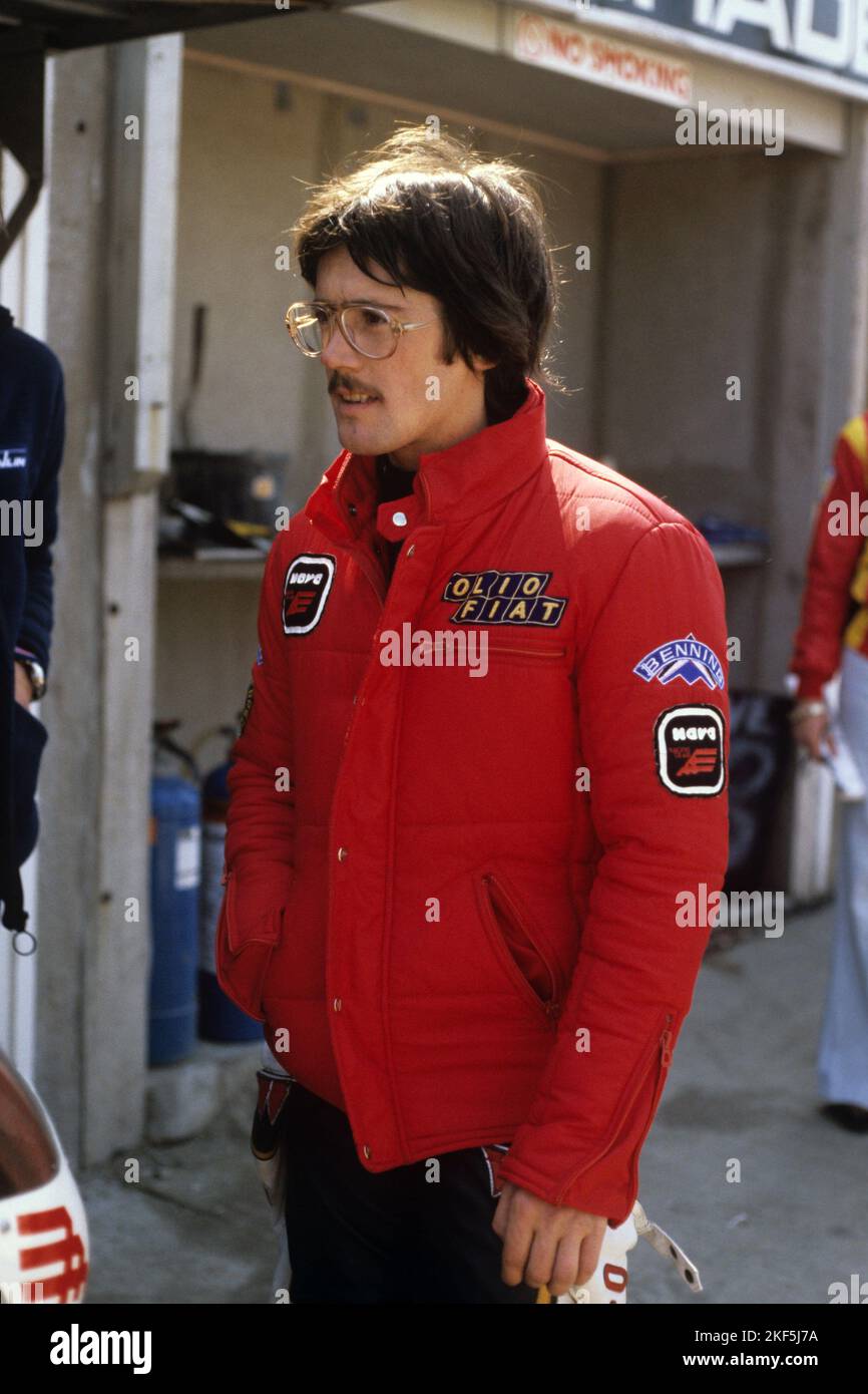 Steven Baker of the USA at Brands Hatch for the British round of the ...