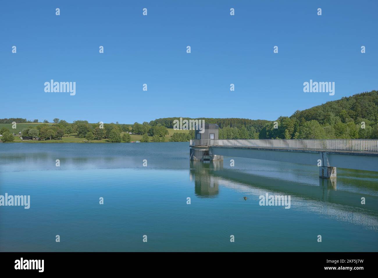 Freilinger See Reservoir,the Eifel,Germany Stock Photo - Alamy