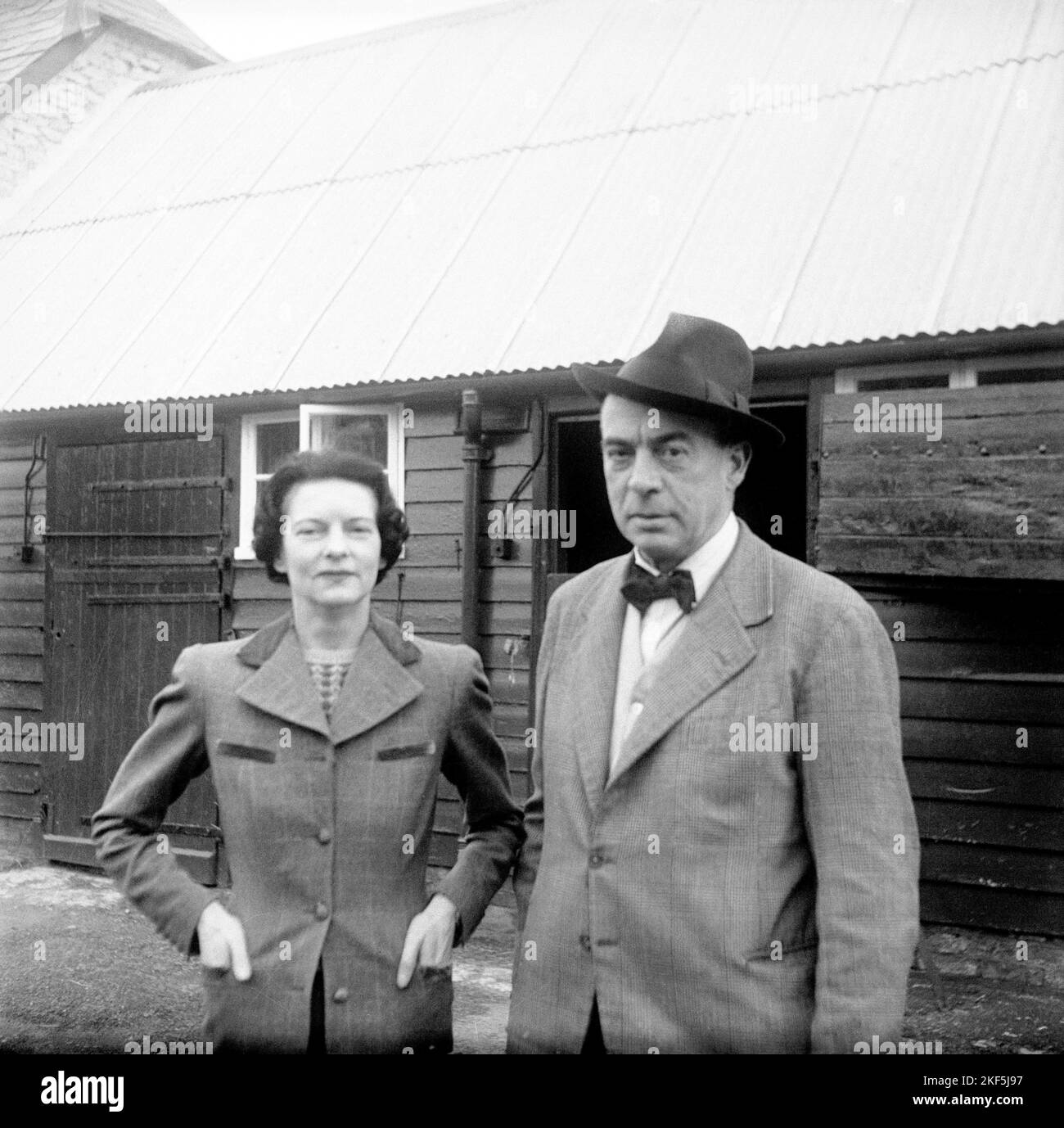 Trainer Jack Anthony (r) and his wife Stock Photo - Alamy