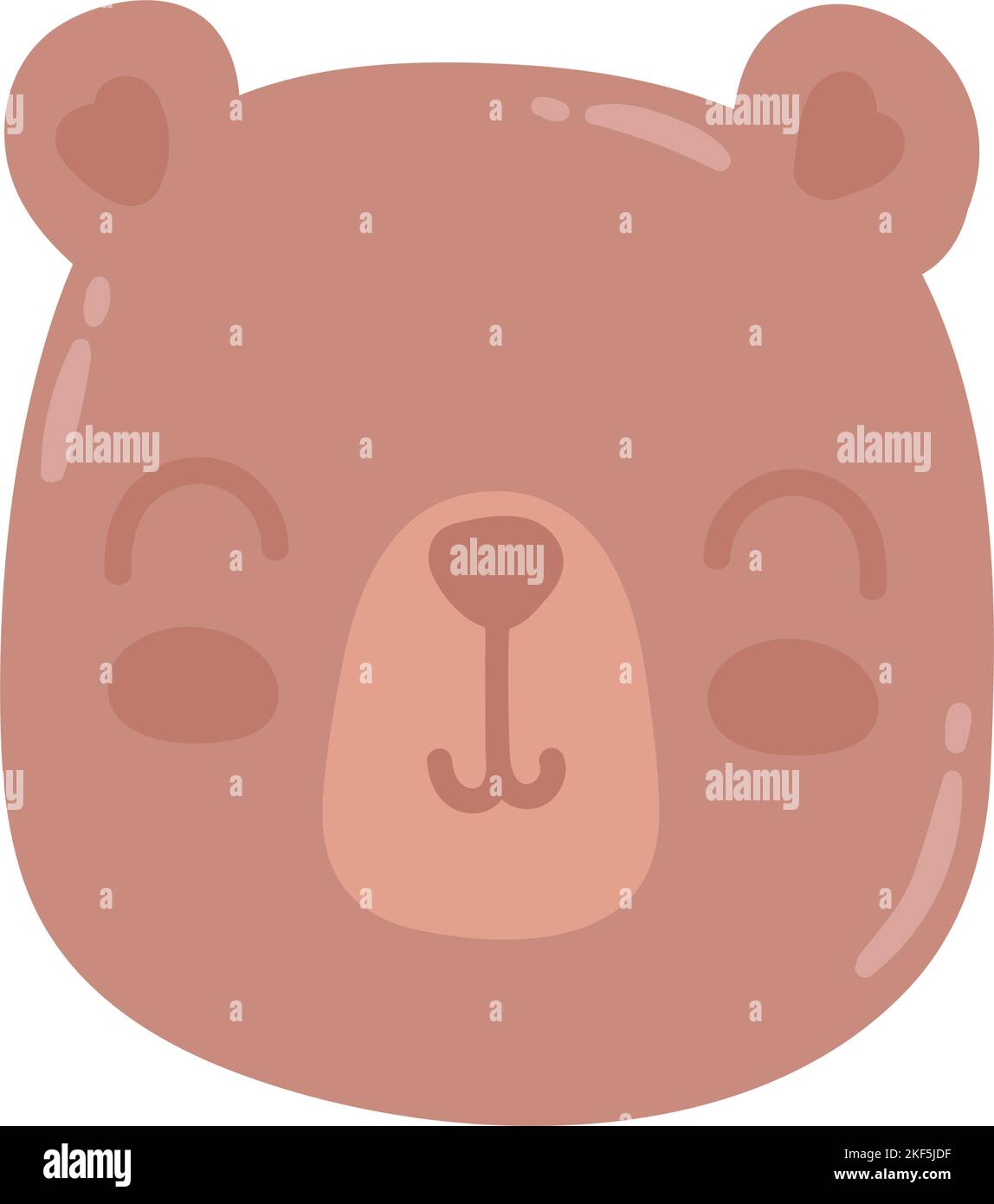 cute bear face Stock Vector Image & Art - Alamy