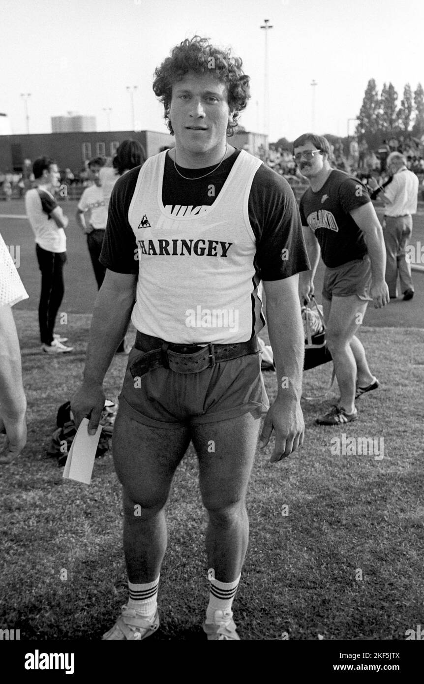 British hammer thrower Matthew Mileham who went on to represent Britain ...