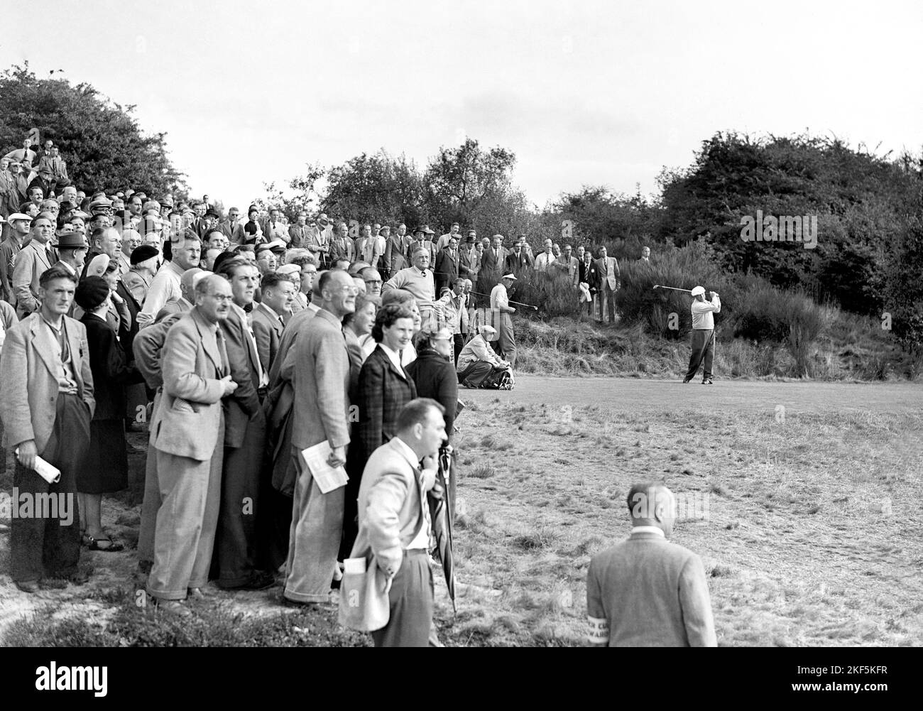 Harry Bradshaw of Ireland in play during the Ryder Cup Golf Competition ...