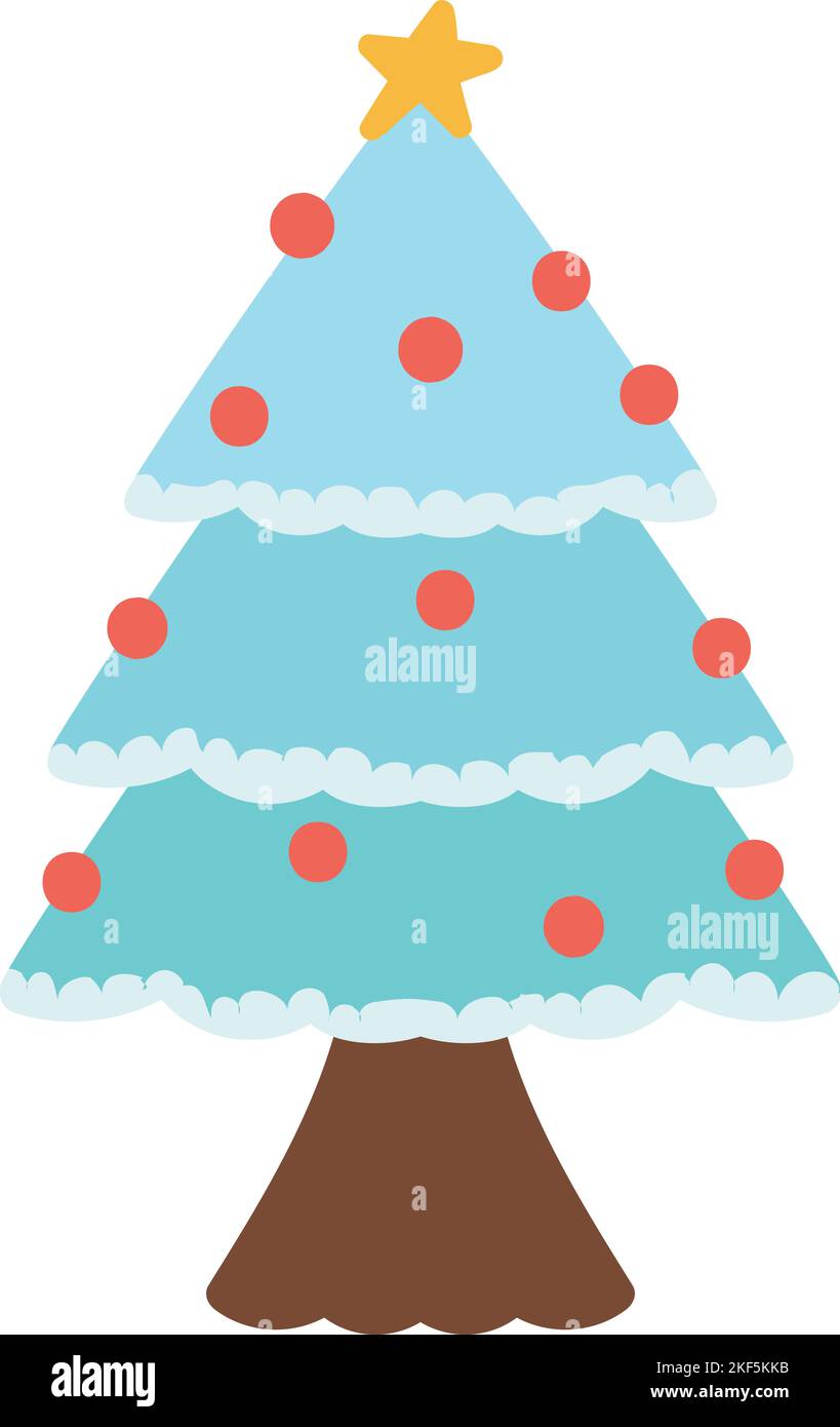 christmas tree decoration Stock Vector Image & Art - Alamy