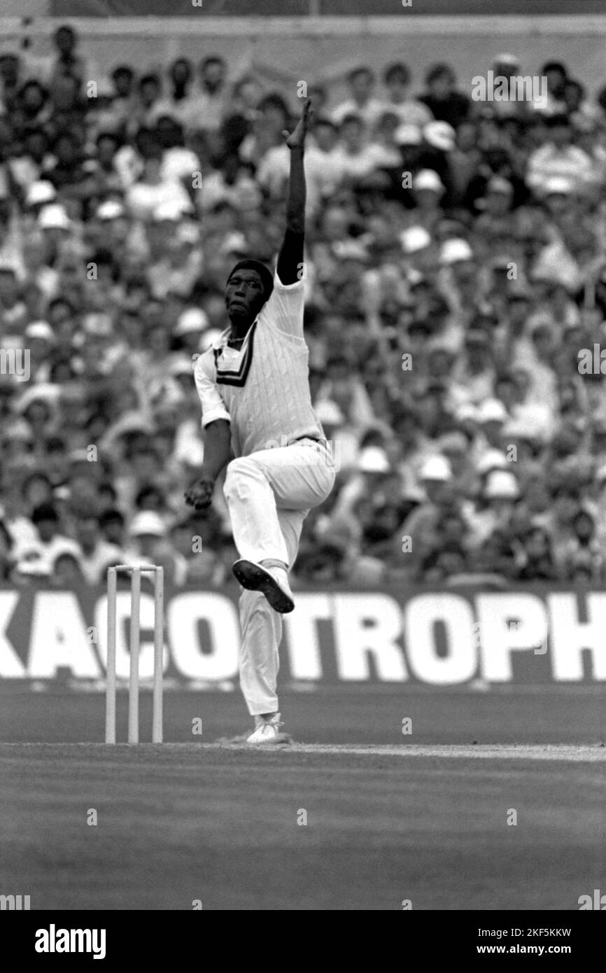 Joel Garner, West Indies Stock Photo - Alamy