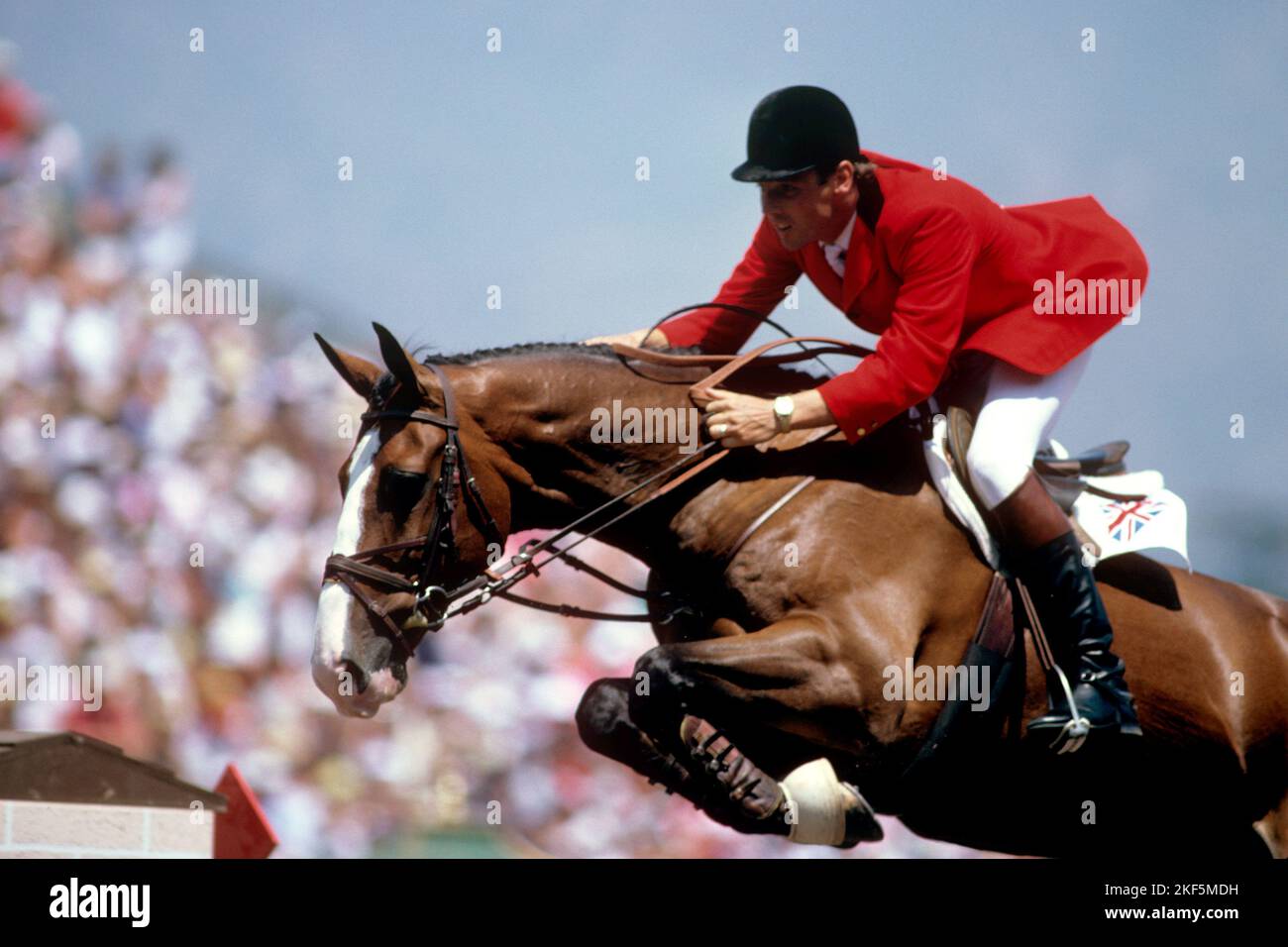 Timothy Grubb on "Linky" during the Show Jumping Team Competition ...