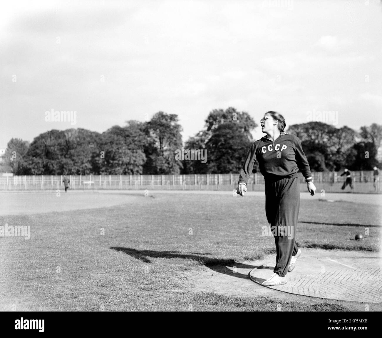 Irina Press, USSR discus thrower Stock Photo - Alamy