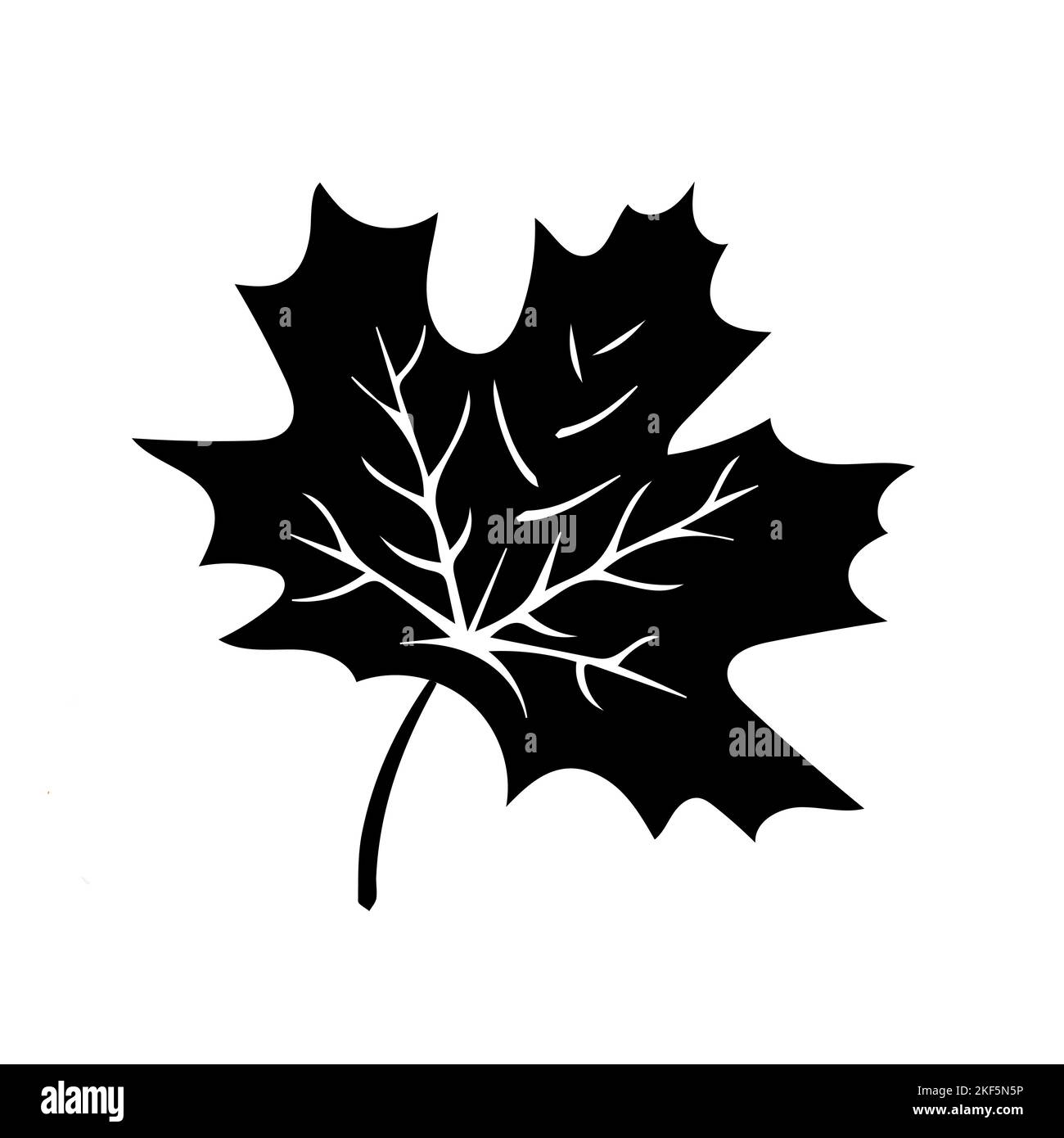 Autumn leaves icons outline. Autumn leaves isolated on white background ...