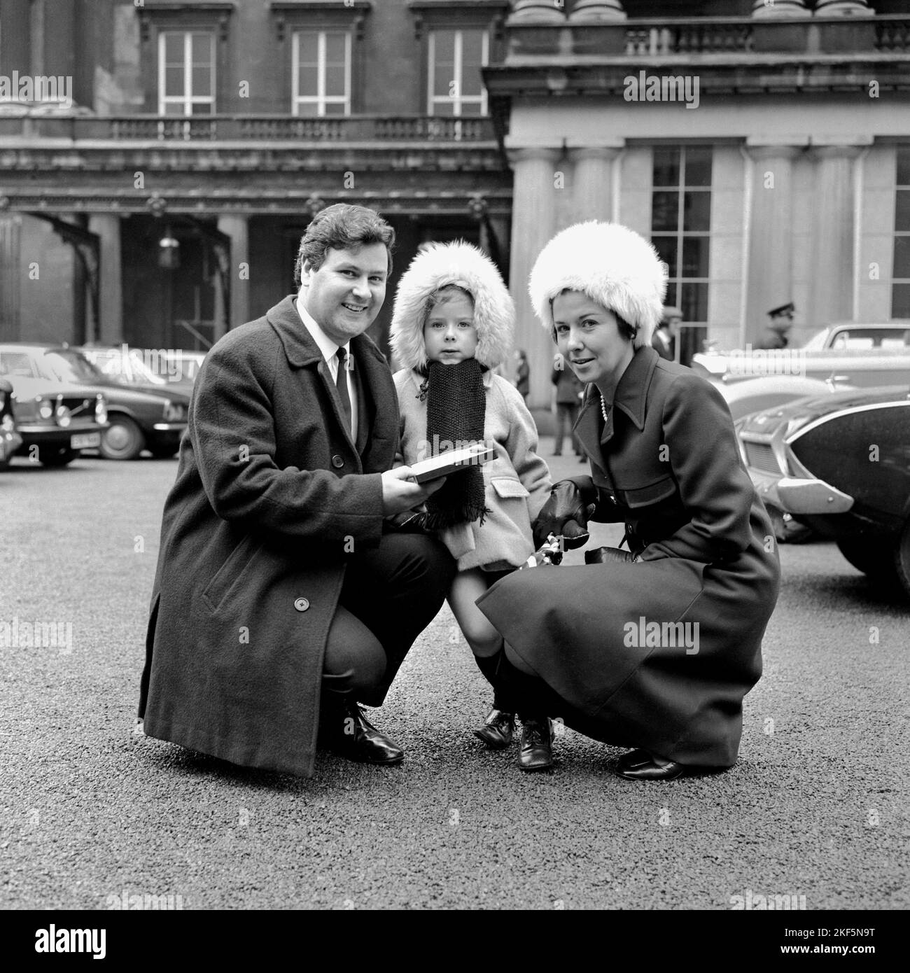 Round-the-world yachtsman Chay Blyth with his wife Maureen and their ...