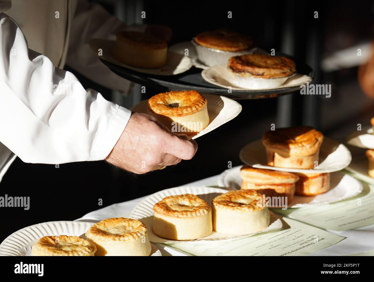 Pies at the 2022 World Scotch Pie Championship at Carnegie Conference ...