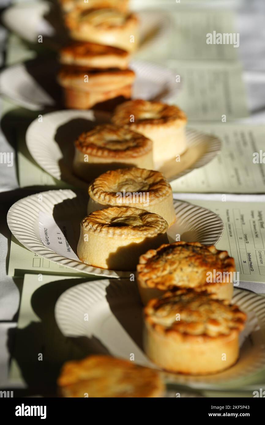 Pies at the 2022 World Scotch Pie Championship at Carnegie Conference ...