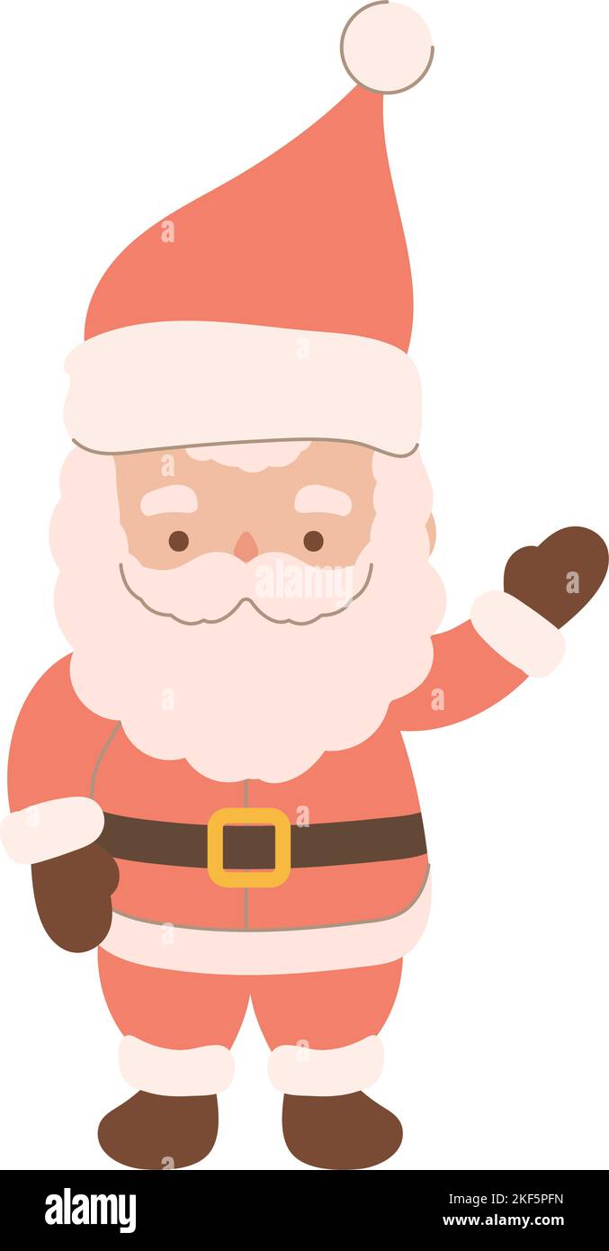 santa claus waving hand Stock Vector Image & Art - Alamy