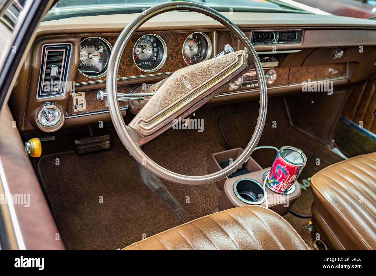 Des Moines, IA - July 02, 2022: High perspective interior view of a ...