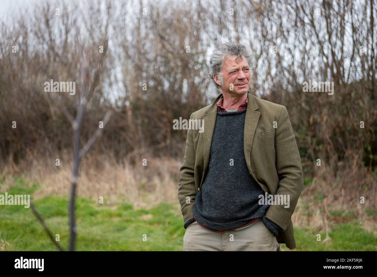 Organic farmer Guy Singh-Watson, pictured on Riverford Organic Farm ...