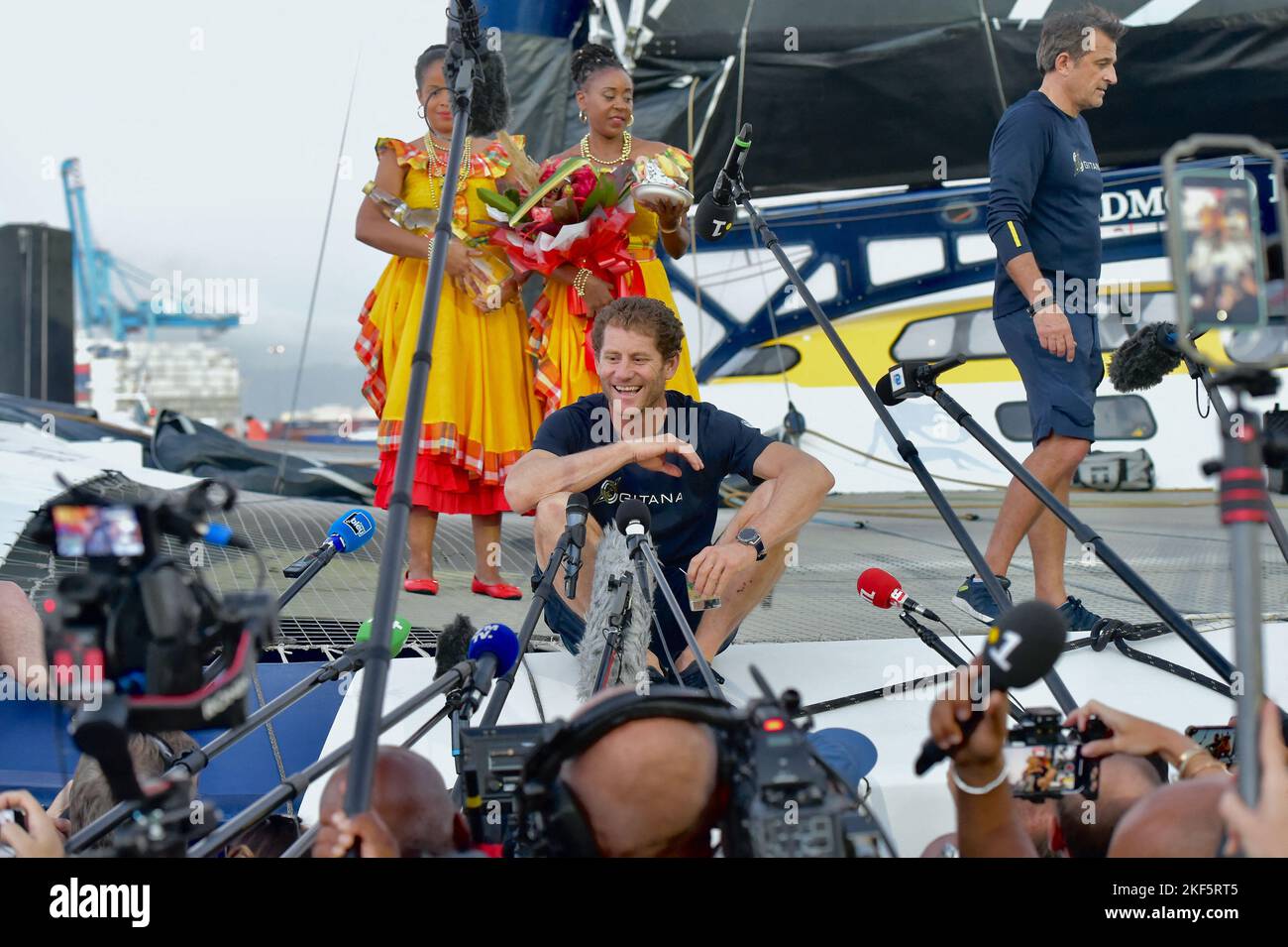 Arrived at Pointe a Pitre, Charles Caudrelier won the race with record ...