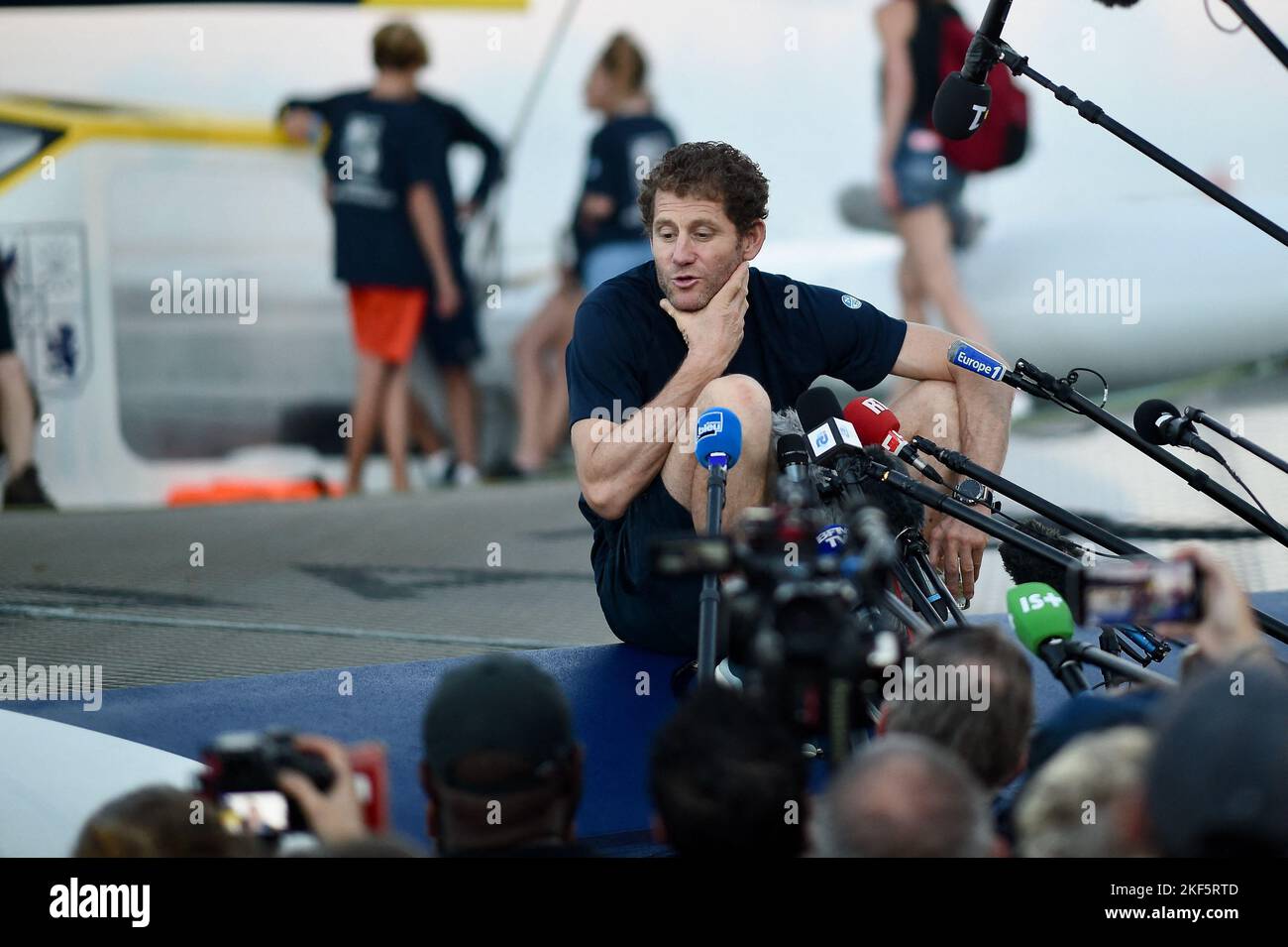 Arrived at Pointe a Pitre, Charles Caudrelier won the race with record ...