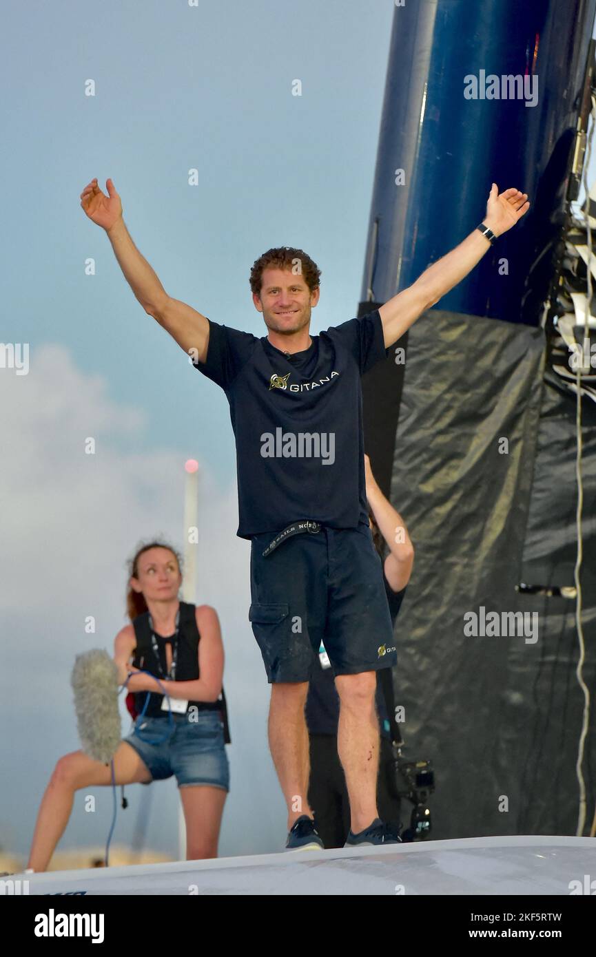 Arrived at Pointe a Pitre, Charles Caudrelier won the race with record ...