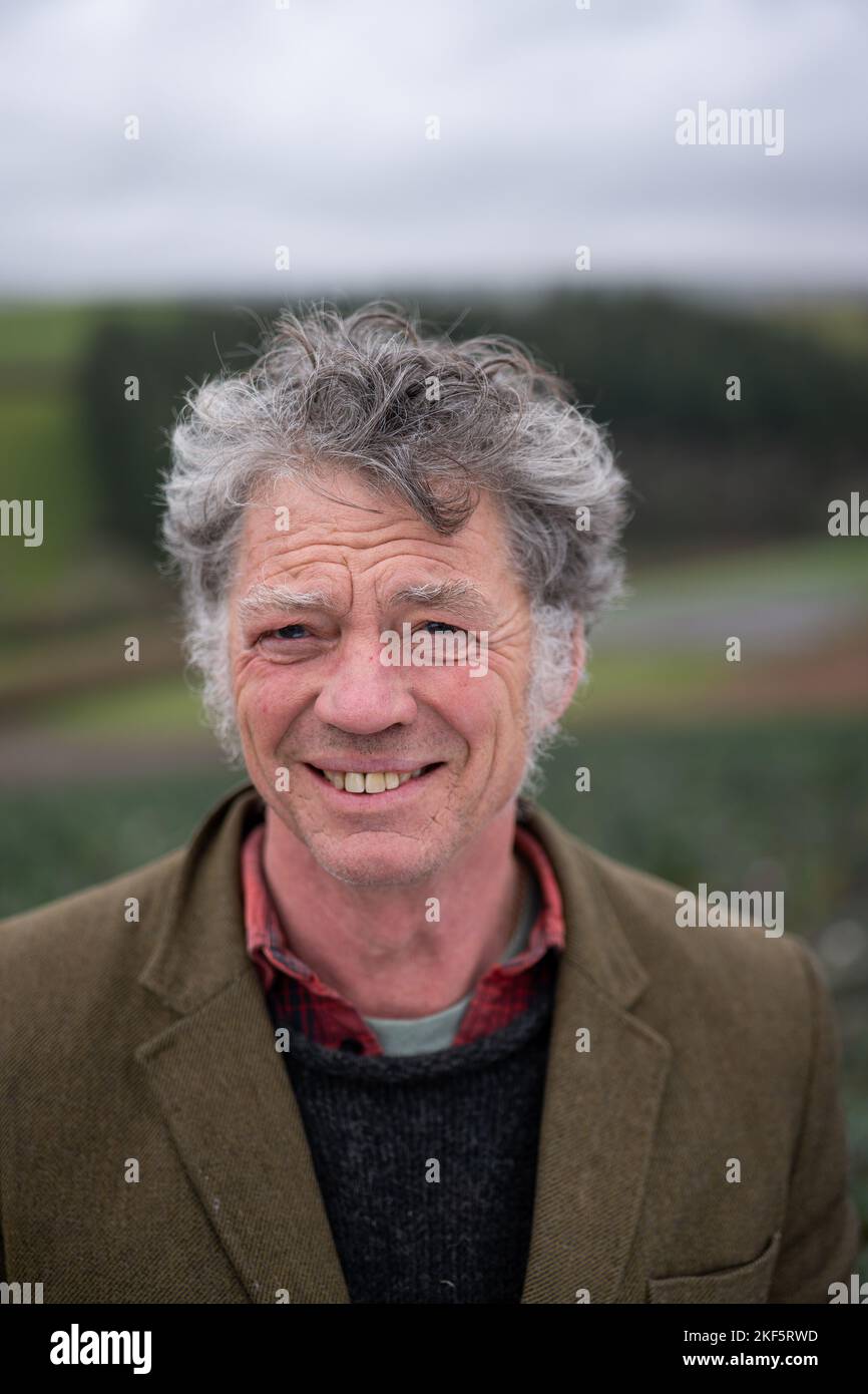 Organic farmer Guy Singh-Watson, pictured on Riverford Organic Farm ...