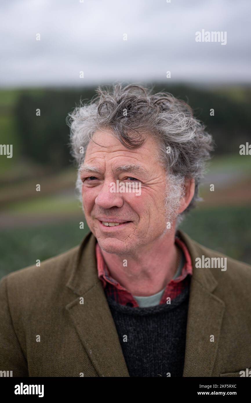 Organic farmer Guy Singh-Watson, pictured on Riverford Organic Farm ...