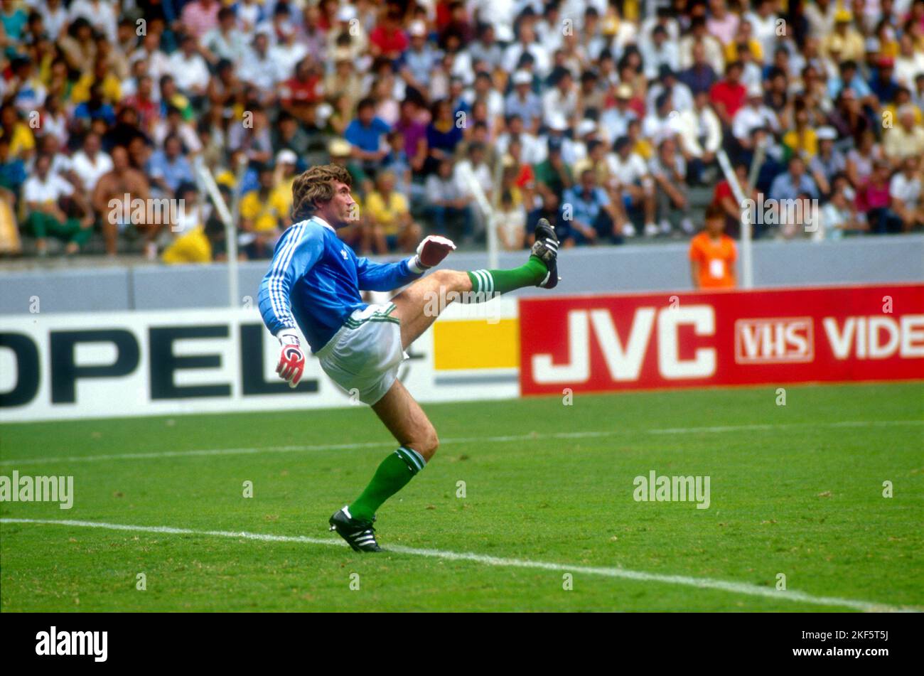 Pat Jennings, Northern Ireland goalkeeper Stock Photo - Alamy
