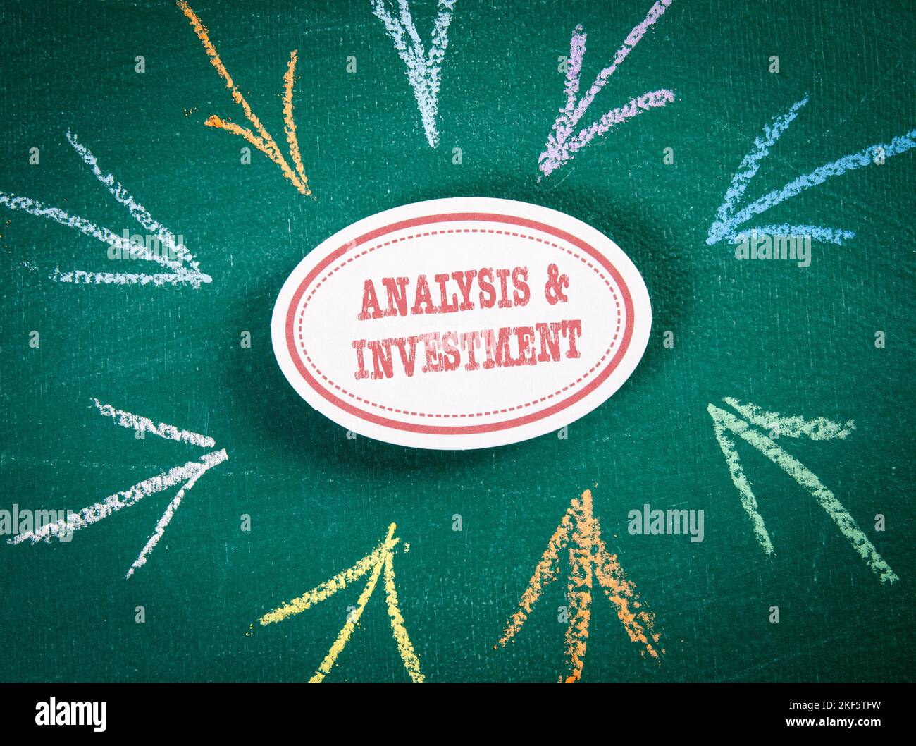 Chalkboard text arrows concept hi-res stock photography and images - Alamy