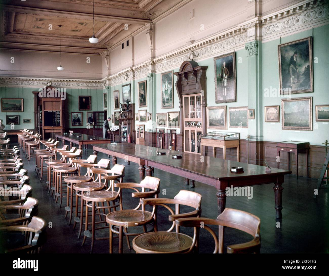 General view of The Long Room at Lord's Stock Photo - Alamy