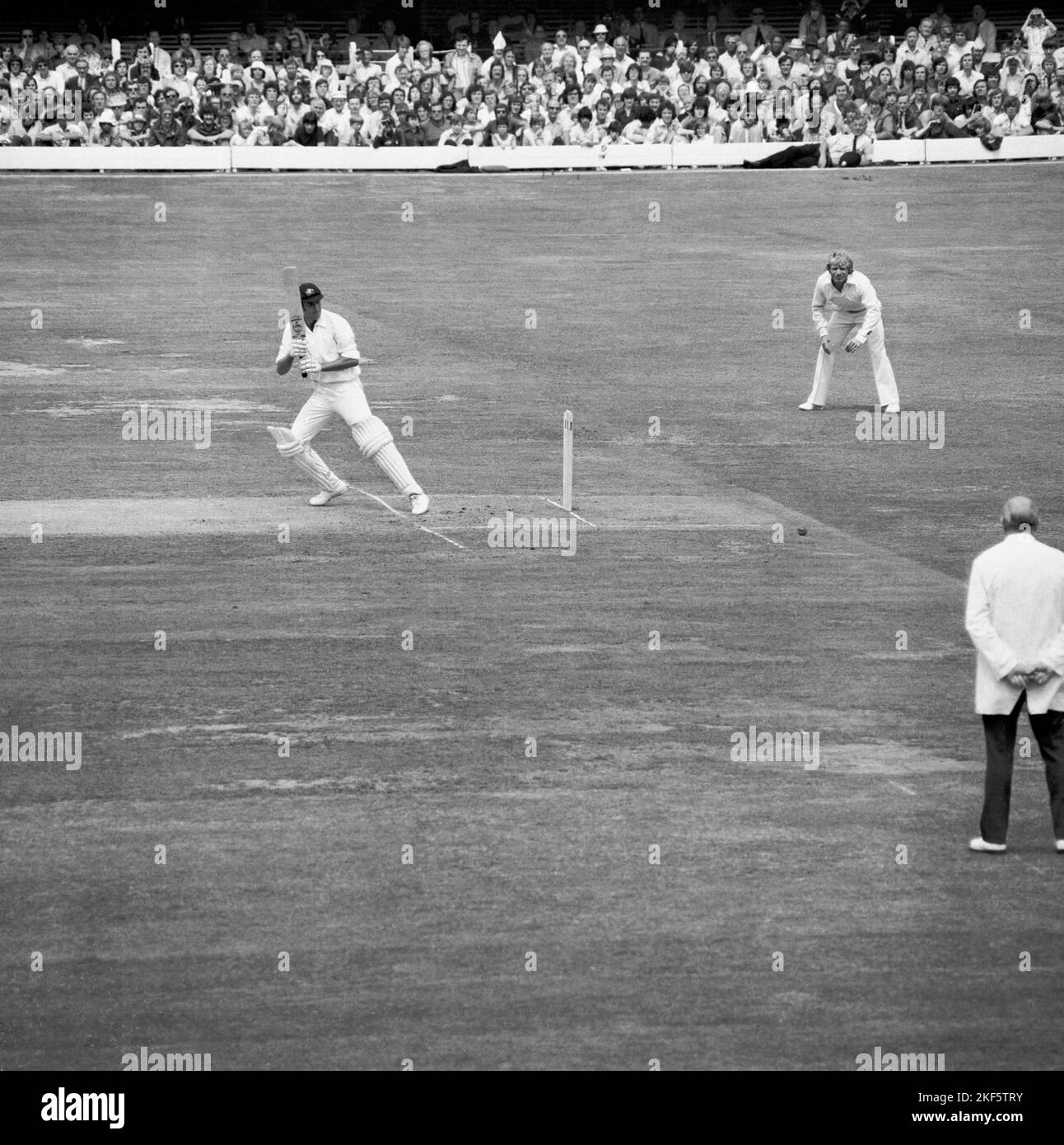 Australia's Rick McCosker scores to leg Stock Photo - Alamy