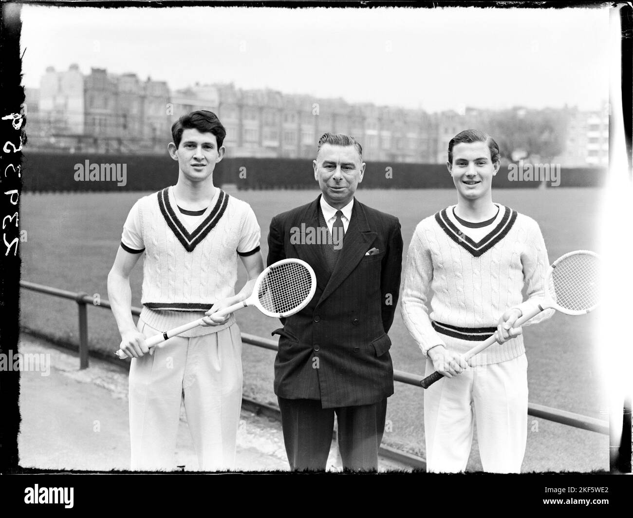 The Harrow team, Roddy Bloomfield (l) and CA Strang (r), with their ...