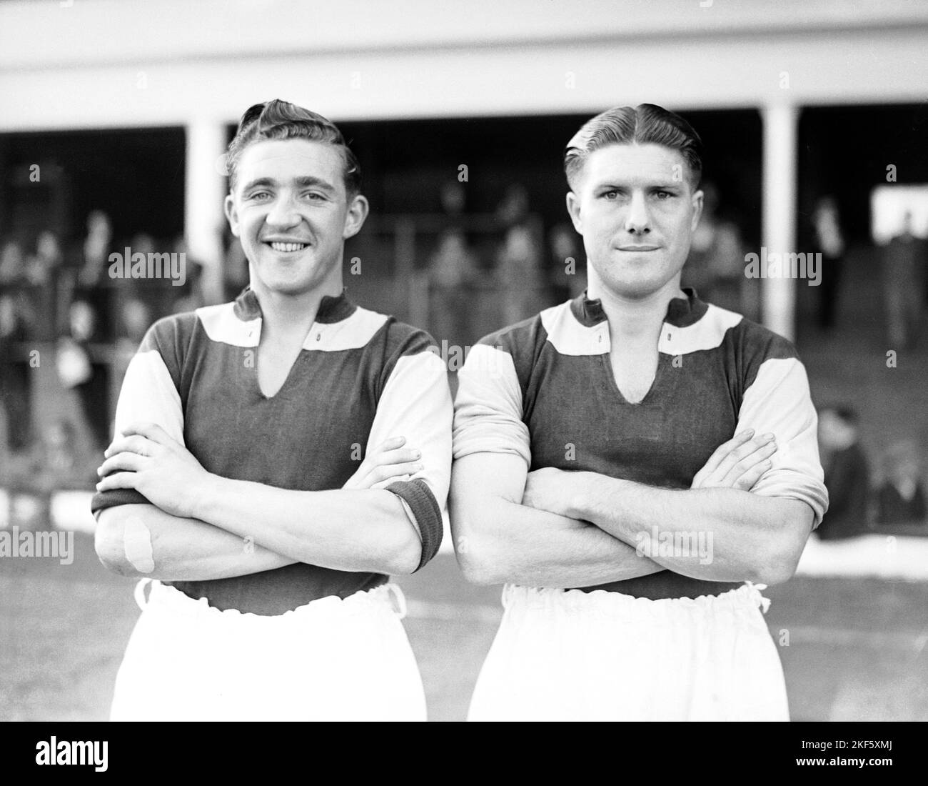 (L-R) Jim Barrett and Ken Tucker, West Ham United Stock Photo - Alamy