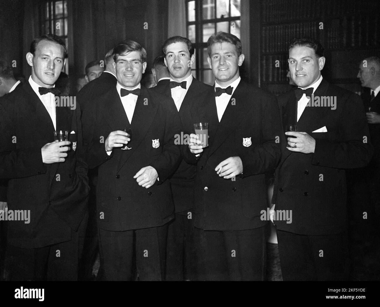 Left to right, Frank Sykes, Bryn Meredith, Clem Thomas, Courtney ...