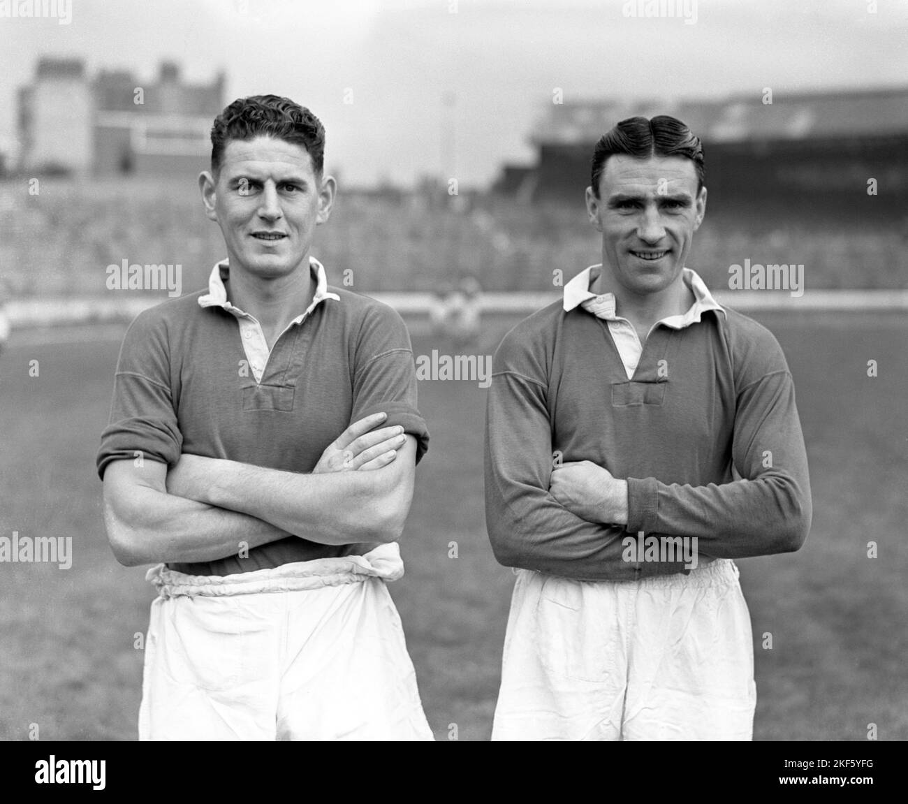 Chelsea FC photocall - (from left) Stan Williams and Bobby Campbell ...