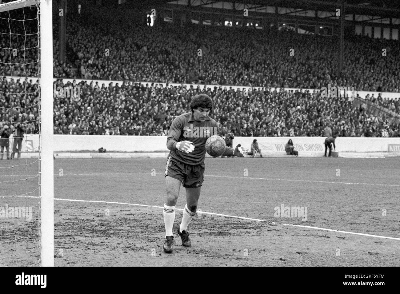 Petar Borota, Chelsea goalkeeper, during his debut appearance for the ...