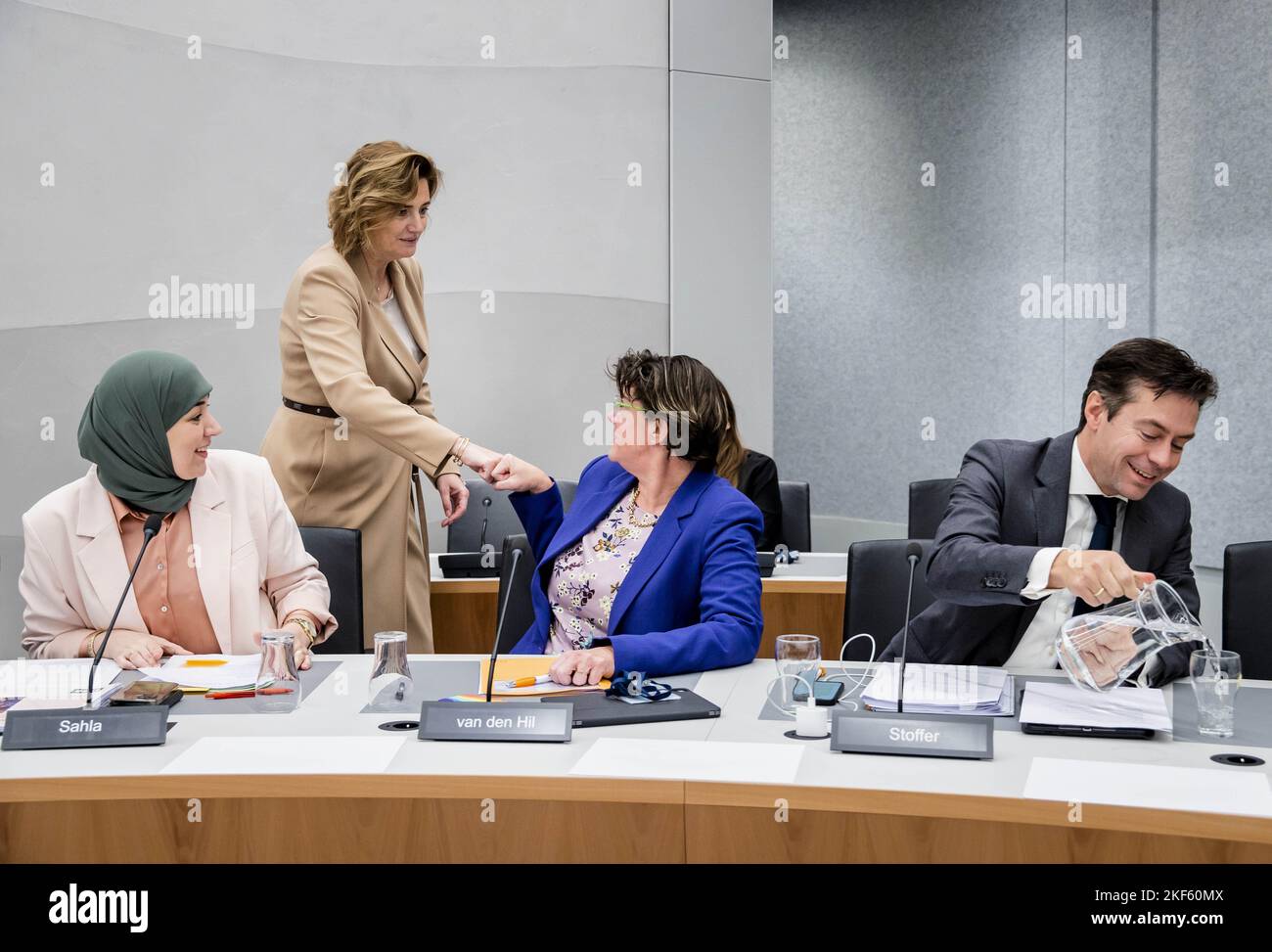 THE HAGUE - Fonda Sahla (D66), Minister Karien van Gennip of Social ...