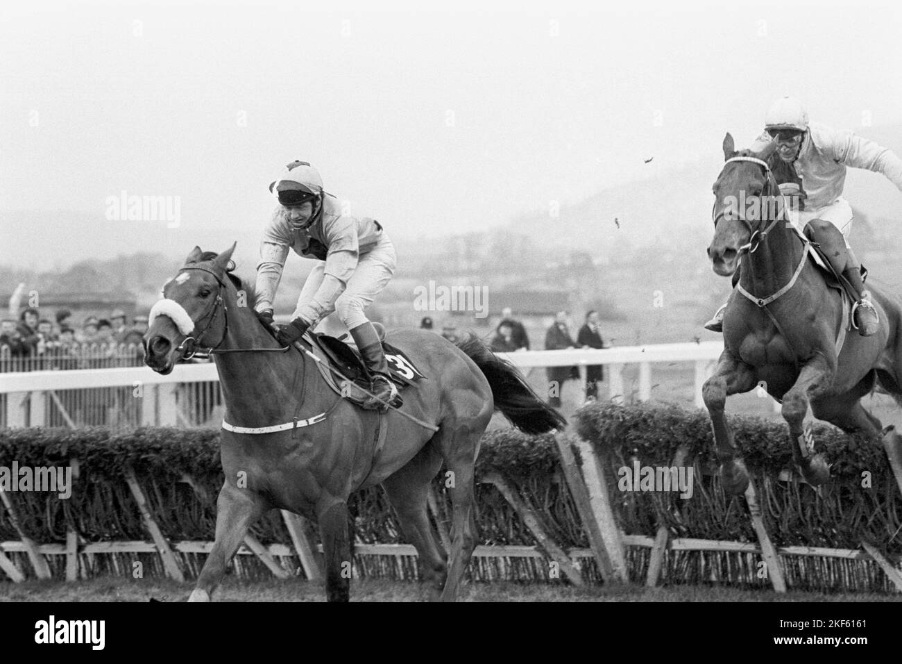 Slaney Idol with Tommy Carmody up, jumps the last to win the Waterford ...