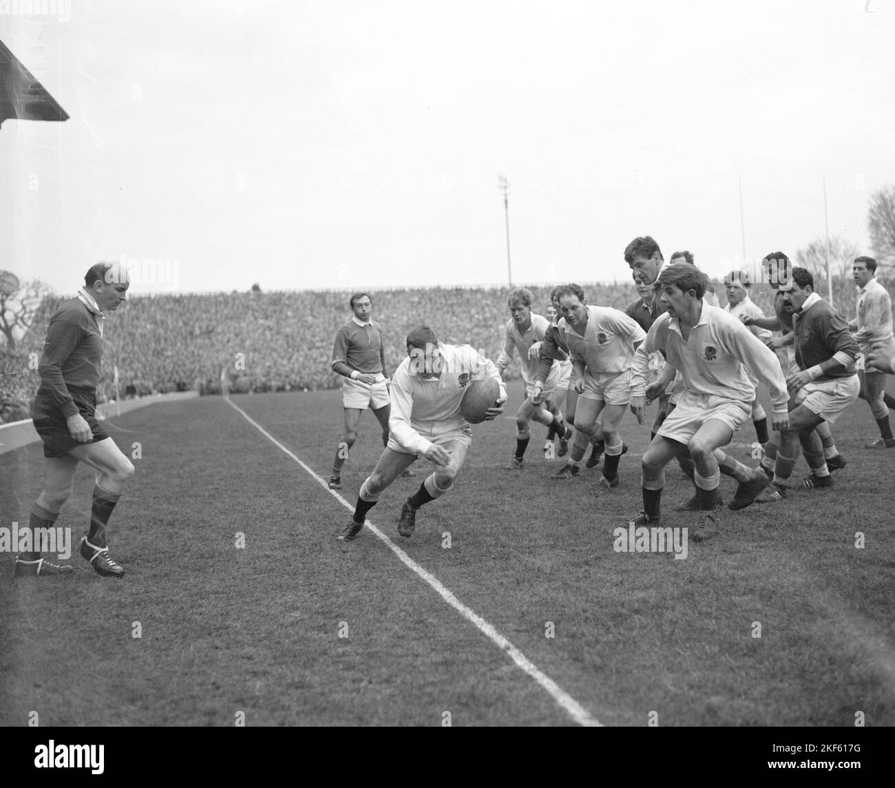 Andy Hancock in action for England Stock Photo - Alamy