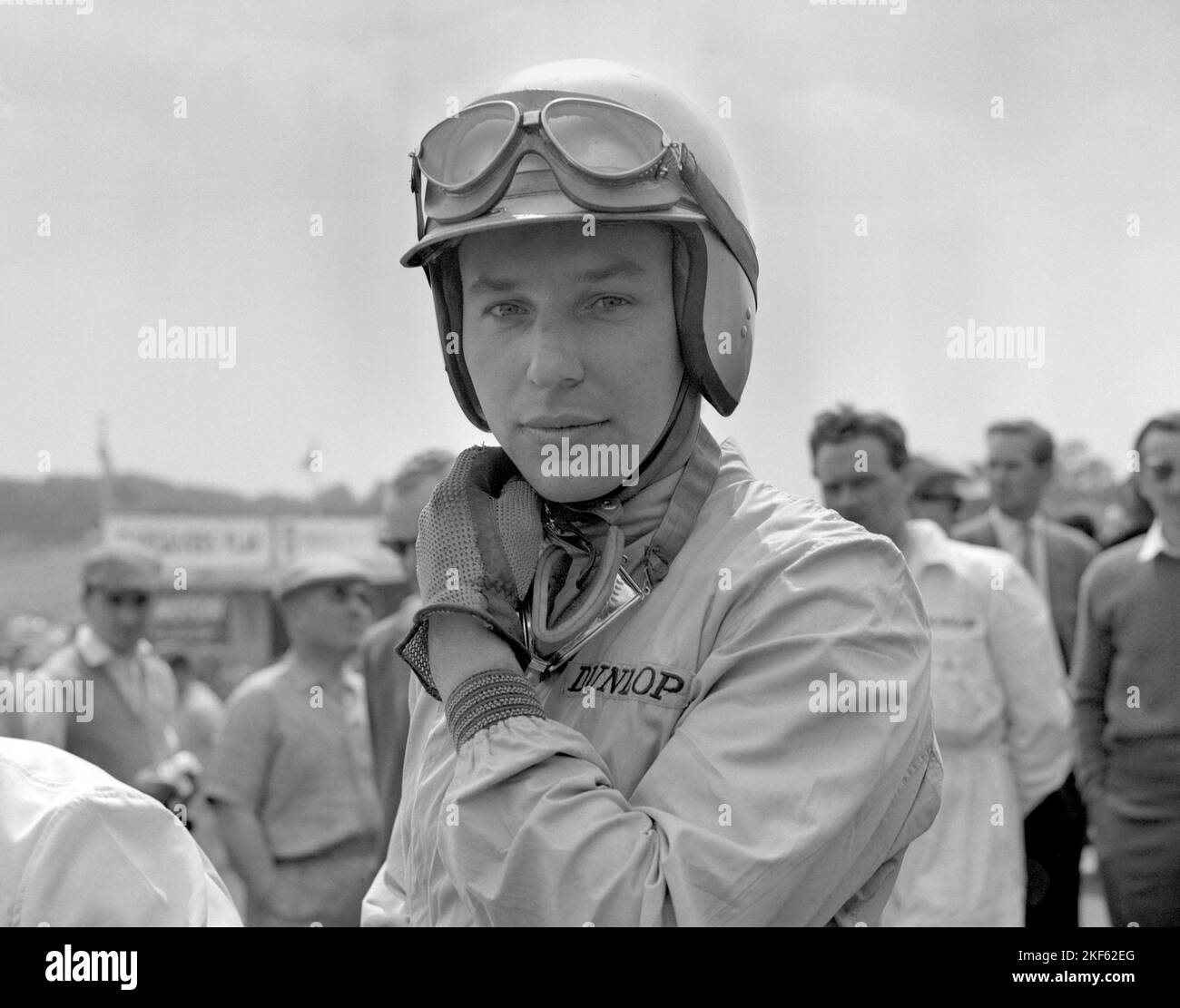 John Surtees, Cooper Climax driver Stock Photo - Alamy