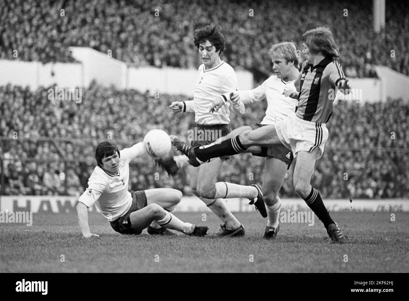 Hull City's Keith Edwards, far right, finds the going rough in the ...