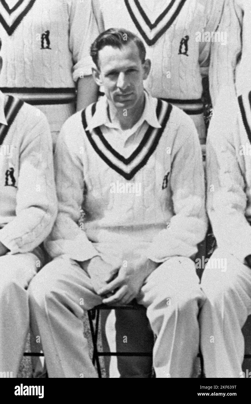 Warwickshire cricketer John Thompson Stock Photo - Alamy