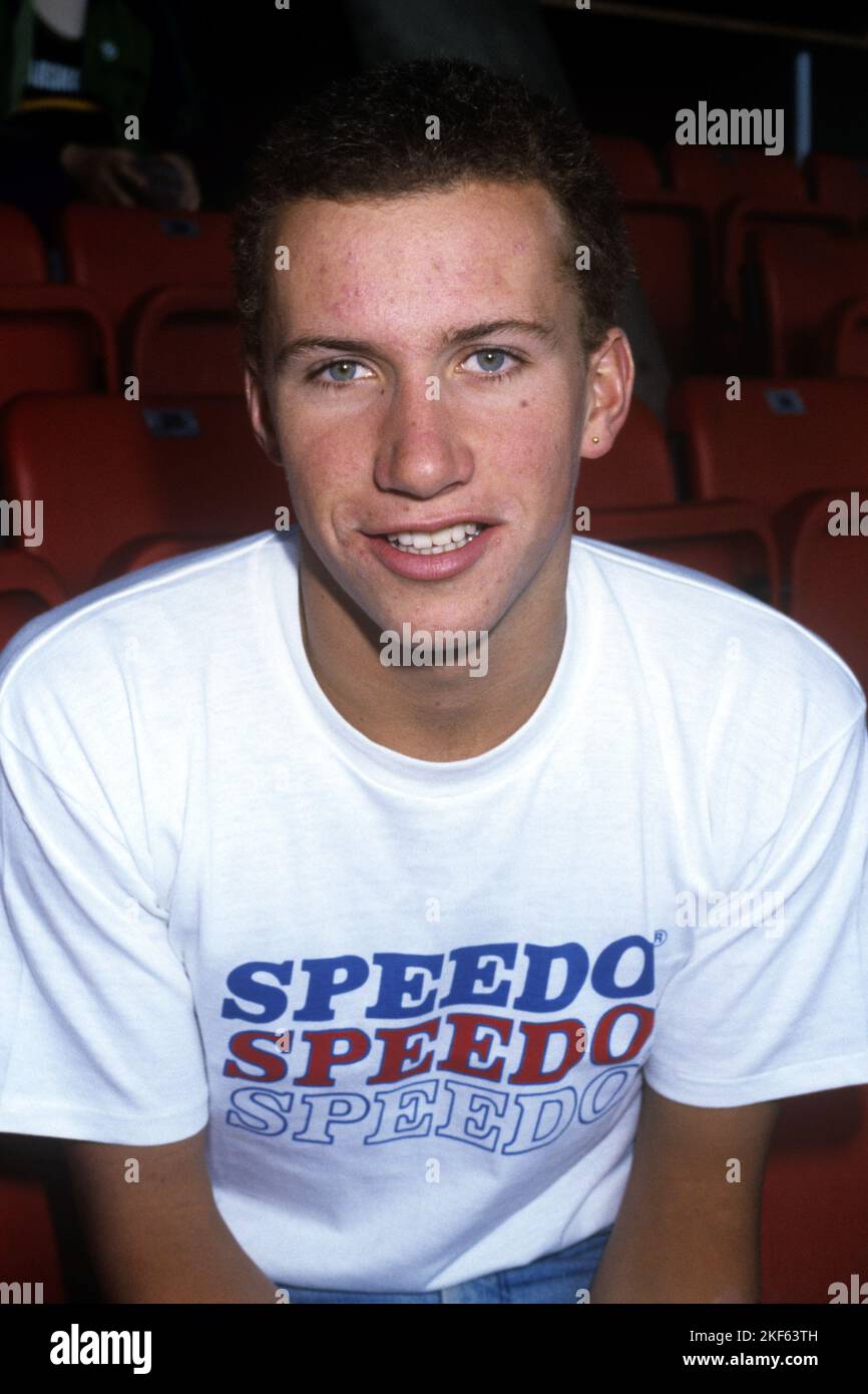 Neil Cochran, a member of the British Olympic Swimming squad Stock ...