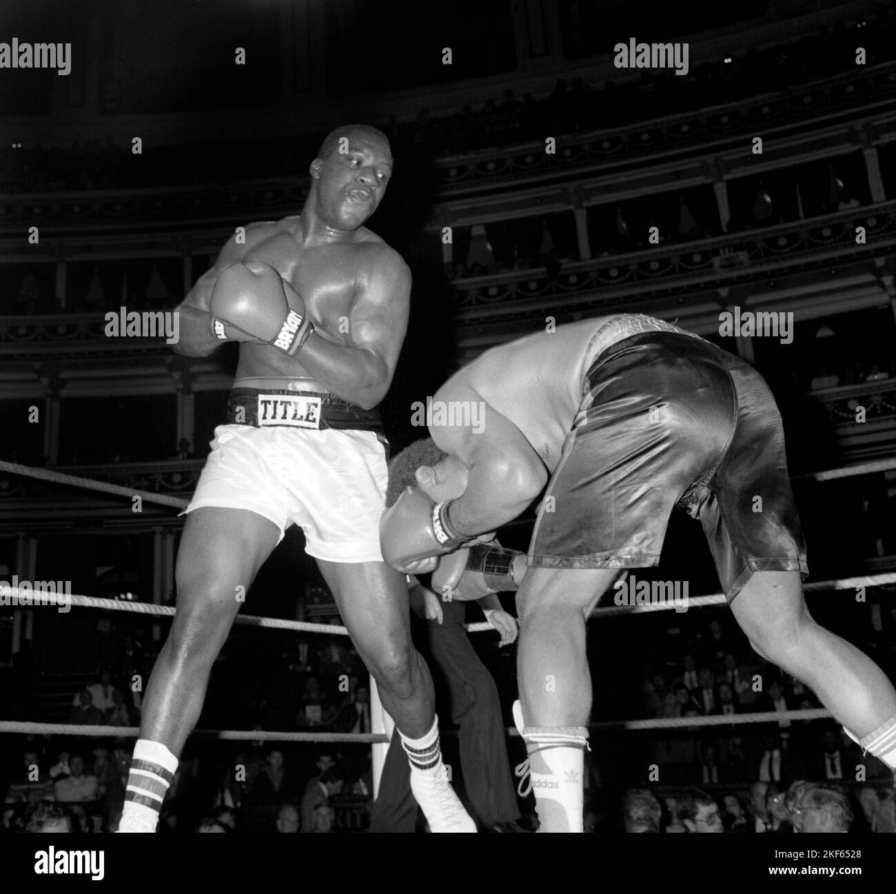 Britain's Gary Mason, left, and Steve Gee in action at the Royal Albert ...