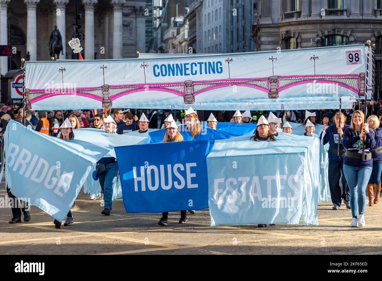 Bridge House Estates group at the Lord Mayor's Show parade in the City ...
