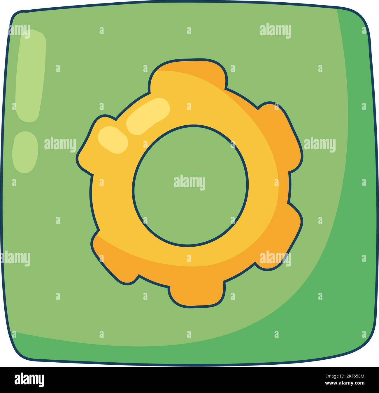 setting button icon Stock Vector Image & Art - Alamy
