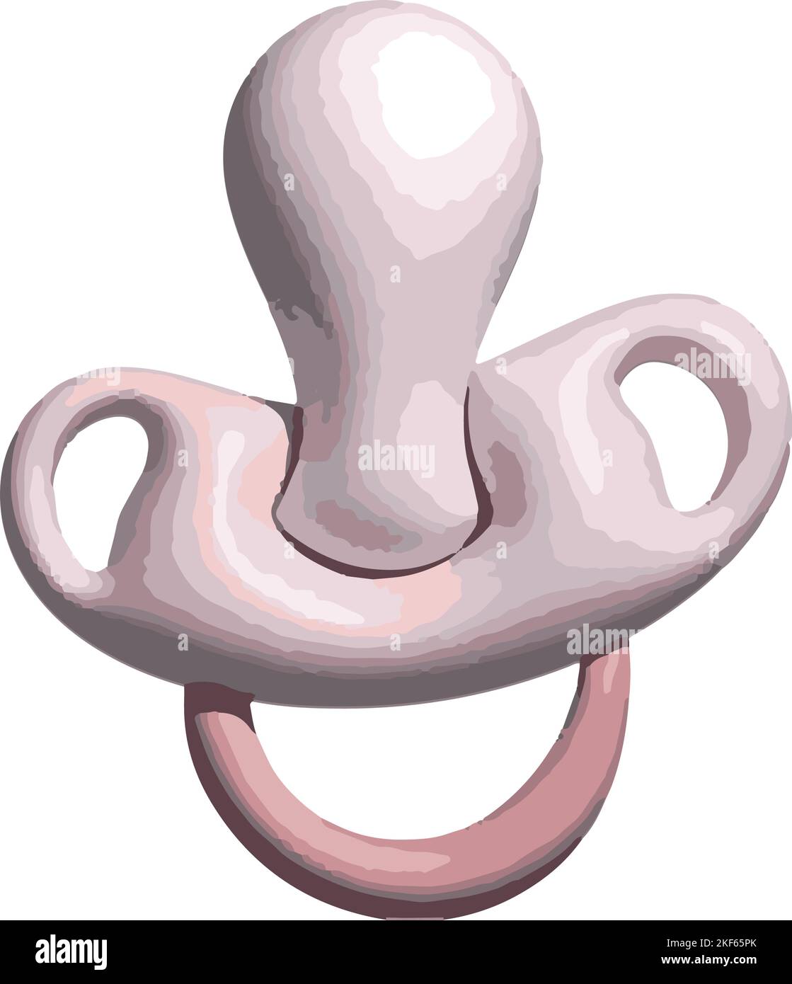 pink pacifier icon Stock Vector Image & Art - Alamy