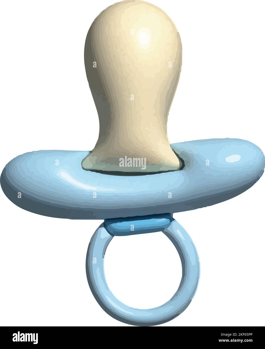 blue pacifier icon Stock Vector Image & Art - Alamy