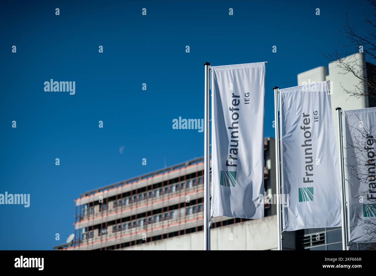 Bochum, Germany. 16th Nov, 2022. The logo of the Fraunhofer Institute ...