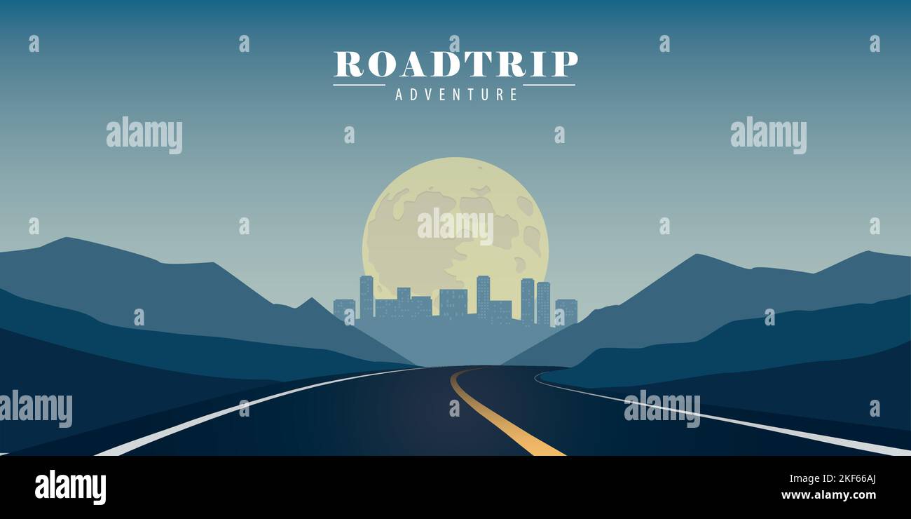 Travel car in mountains Stock Vector Images - Alamy