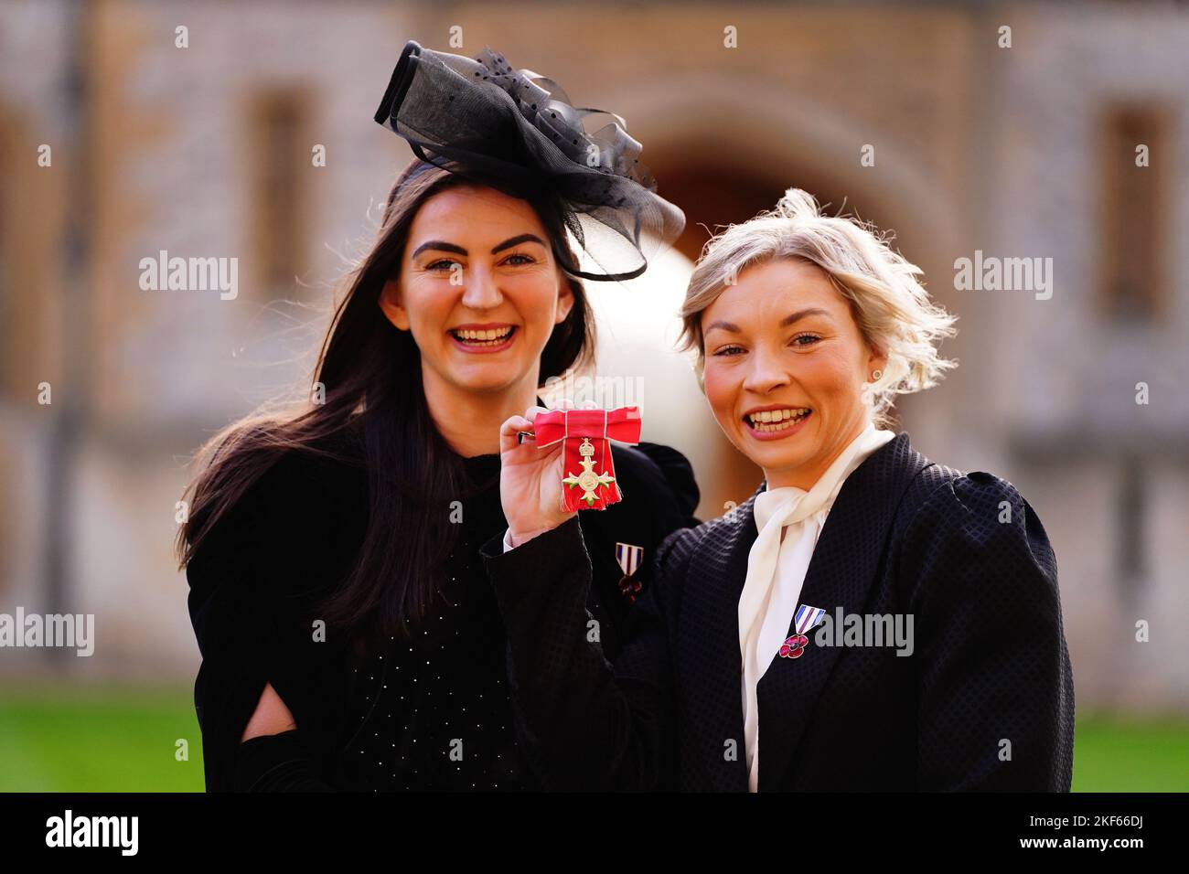 Olympic and Commonwealth Games boxer Lauren Price (right) with her ...